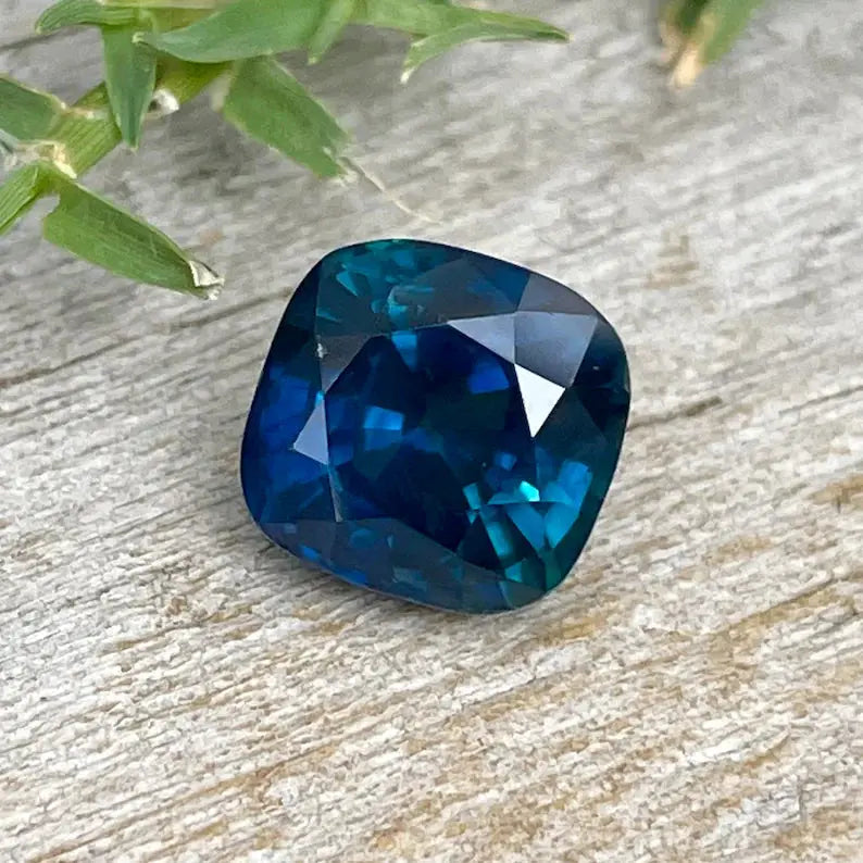 Natural Peacock Blue Sapphire - Genuine Earth Sourced Gemstone ...